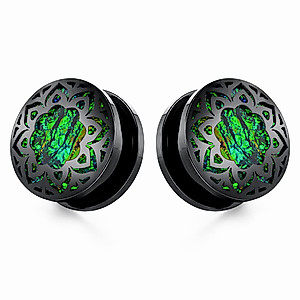 PUNKYOUTH 2PCS Surgical Steel 316L Screw Fit Tunnels Ear Expander Stretching Plugs Gauge 0G-1"(8mm-25mm)