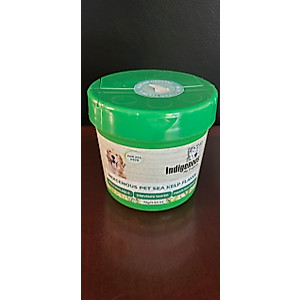 Indigenous Pet Products Organic Sea Kelp Flakes for Dogs, 72g/ 2.54oz, Green