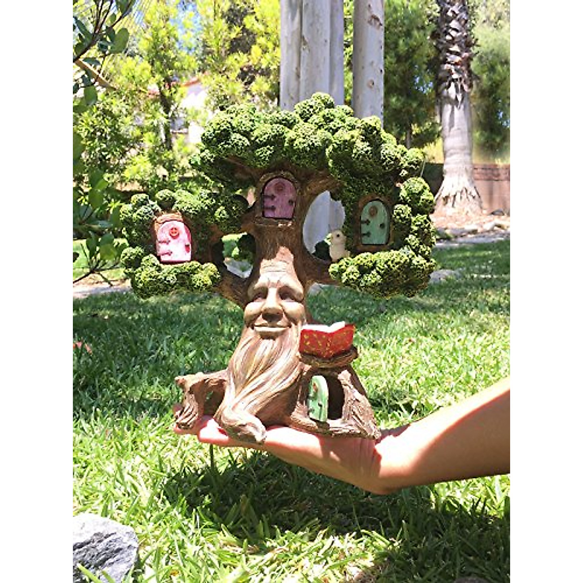 GlitZGlam Fairy Garden Enchanted Joshua’s Miniature Tree (10.5 Inch Tall) for The Garden Fairies and Lawn Gnomes. A Fairy Garden Accessory