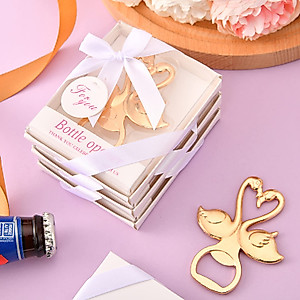 24Pcs Swan Bottle Openers for Wedding Favors,Bridal Shower Party Gifts or Baby Shower Souvenirs to Guests