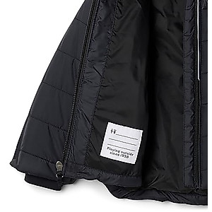 Columbia Youth Girls Katelyn Crest II Hooded Jacket, Black, X-Large