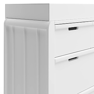 Storkcraft Skye Changing Dresser, 3 Drawer, White