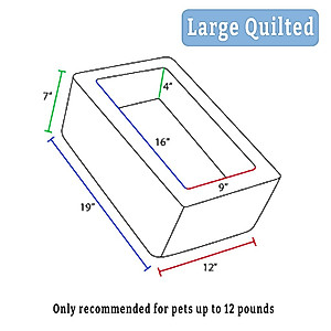 Snoozer Center Console Dog Car Seat, Dog Console Car Seat for Dogs Under 12 lbs, Wide Vehicle Consoles, Size: Large, Black Quilted Washable Cover, Comfortable and Secure, Harness Attachment Included