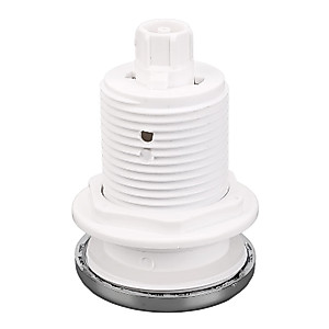 Air Pressure Bath Switch, ABS Tub Spa Massage Bath Garbage Disposal Sink Top Air Pressure Start Button Waterproof Pushbutton Switch for Bathtubs Swimming Pools