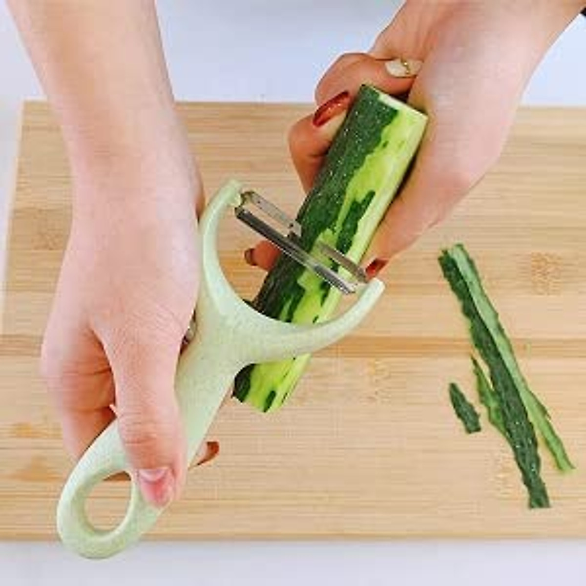 CHUYIREN Knife Set, Colorful Kitchen Knife Set 6 PCS, High Carbon Stainless Steel Cute Knife Set with Non-Stick Coating for Cooking, Camping, RV Travel, and Dorm,Gift Box