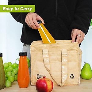 Moretoes 20pcs 12oz Plastic Bottles with Caps Empty Juice Containers with Lids, Clear Bulk Beverage Containers for Drinking Milk Smoothies and Other Beverages