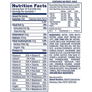 Ensure Clear Blueberry Pomegranate Nutrition Drink, Fat Free, 4 Pack