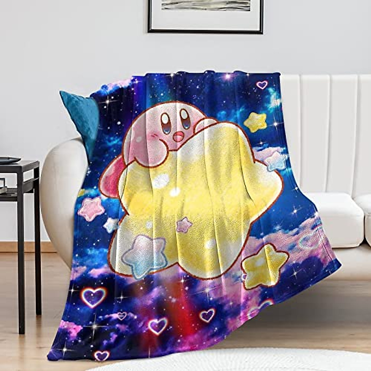 Ultra-Soft Anime Merch Anime Throw Blanket for Couch Bed Sofa, Lightweight Plush Cozy Flannel Blankets Warm Bedding 40"x50"