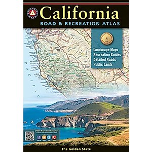 California Road and Recreation Atlas - 11th Edition, 2021