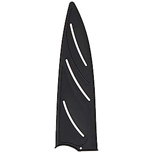 Kai 8-Inch Inspire Chef Knife, 8 Inch Blade with Sheath, , Black/Silver