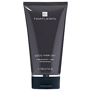 TEMPLESPA | GOOD HAIR DAY | Luxury Hair Shampoo for Smooth and Healthy Looking Hair Natural Ingredients, Free from Parabens, Phthalates and Sulphates, Cruelty-Free, Vegan 5.0 fl.oz.