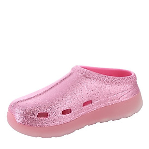 UGG Unisex-Child Tasman Sport Glitter Slip On, Pink, 10 Toddler