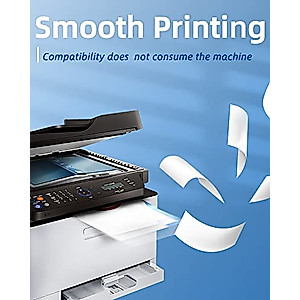 TN760 12000 Pages 4 Packs Toner Cartridge Replacement with Chip for Brother TN-730 TN-760 Black High Yield for DCP-L2550DW HLL2395DW MFCL2710DW MFC-L2750DW Printer