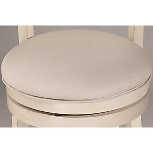 Hillsdale Furniture Clarion Wood Counter Height Swivel Stool, Distressed Gray