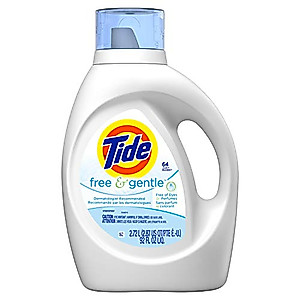 Tide Free & Gentle Liquid Laundry Detergent, 64 loads