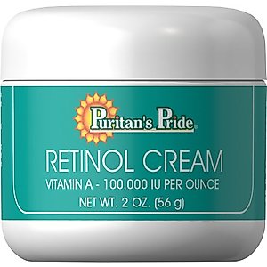 Puritan's Pride 2 Pack of Retinol Cream (Vitamin A 100,000 IU Per Ounce) Puritan's Pride Retinol Cream (Vitamin A 100,000 IU Per Ounce)-2 Cream