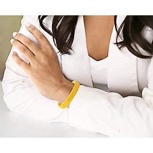 Fundraising For A Cause | Gold Ribbon Awareness Silicone Bracelet Wristbands for Childhood Cancer Awarenes (1 Bracelet - Retail)