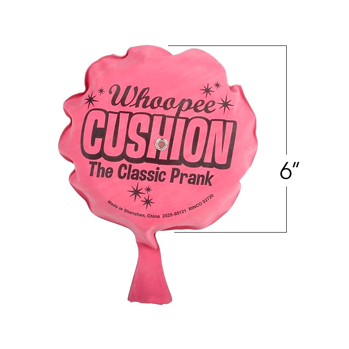 ArtCreativity Self Inflating Whoopie Cushion, 2 Pack, 6 Inch Whoopee Cushions Goodie Bag Stuffers, Classic Prank Toys for Boys and Girls, Party Favors and Gag Gifts for Kids, Whoopie Makes Gas Sounds
