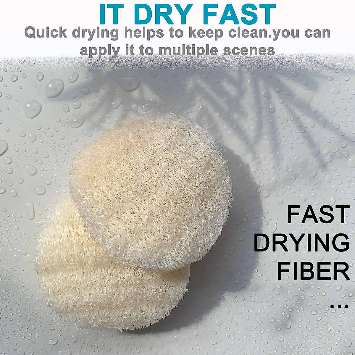 18 pcs/Set Natural Exfoliating Face Pad Loofah Sponge Facial Brush - Makeup Remover - Shower Scrubber - Remove Dead Skin - Body Bath Spa for Men & Women - Renewable Resource - Pack of 18