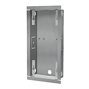 DoorBird IP Video Door Station D2101V, Aluminum, Powder-Coated, semi-Gloss, RAL 7016, incl. Flush-mounting housing, 1 Call Button