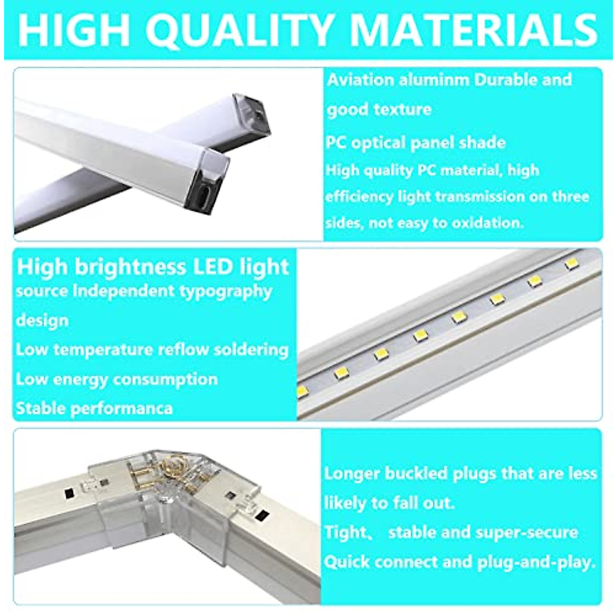 SENKOYU 24 Pack LED Garage Lights, 144W 15950LM 6500K Daylight White, Linkable Plug-in Ceiling Light for Garage Workshop Basement Gym Warehouse 95x66inch