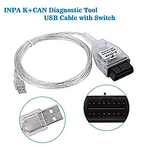 Antibreak inpa k d can Cable k+ can ediabas USB obd2 kcan dcan Interface Switch OBDii for BMW