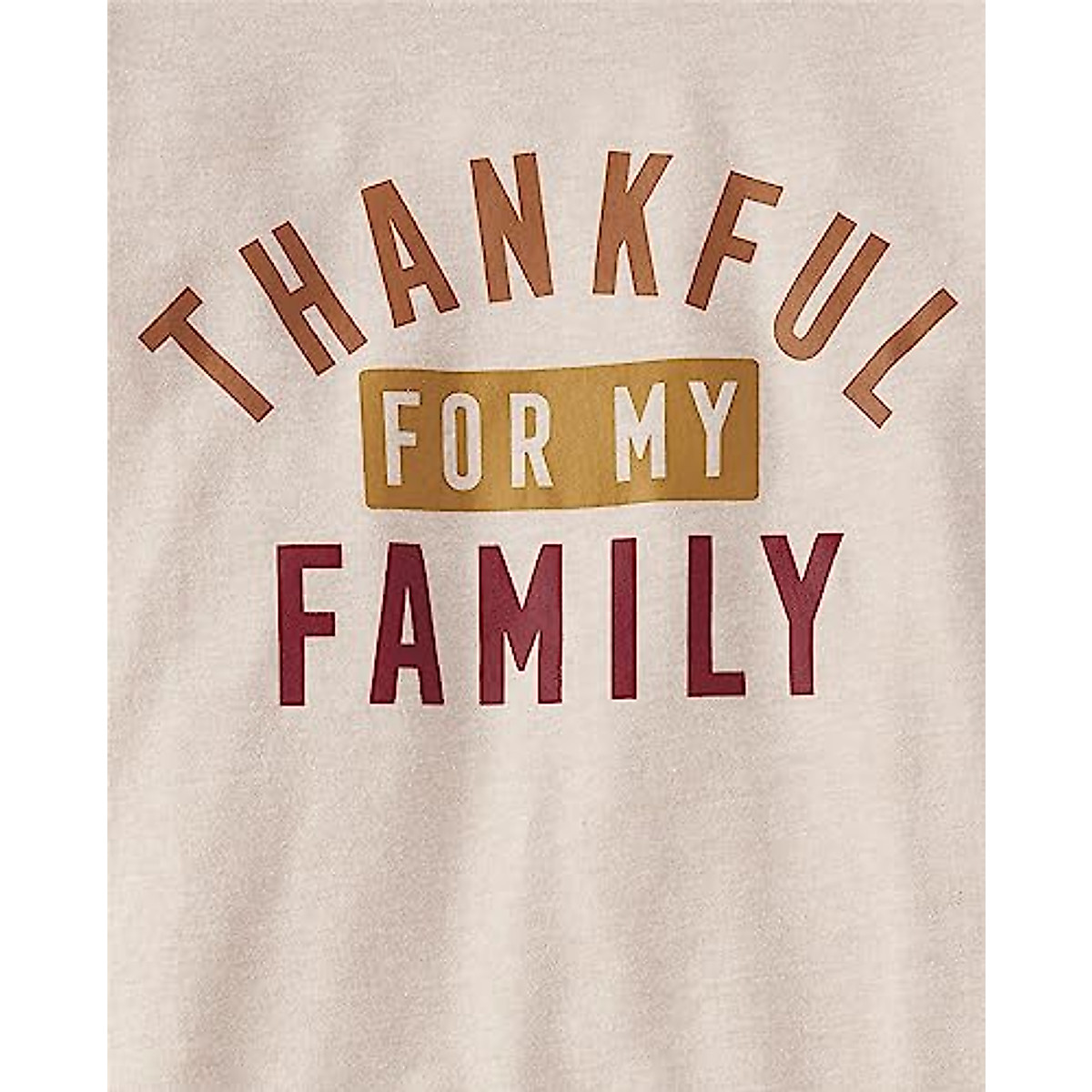 The Children's Place Unisex-Baby And Toddler Long Sleeve Fall Thanksgiving Graphic T-shirt Thankful Family 4T