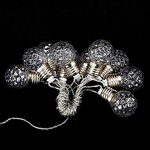LED Fairy Lights, Crystal Balls Lights Automatic Charging Garden Light Decorative Light Solar Powered String Light for Home Garden Party, Festival