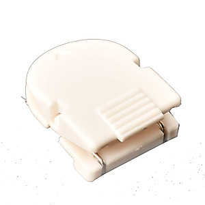 Mike Panel Cubicle Clip for Fabric Panels, Standard Size, 40-Sheet Capacity, Pack of 20, White