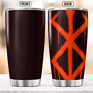 Tumbler Berserk Steel Brand 20 30 Oz Of Coffee Sacrifice Insulated Stainless