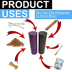 Alltrapod - Large Capacity, Fully Smell Proof, Water Proof Containers - Blue Bundle of 4