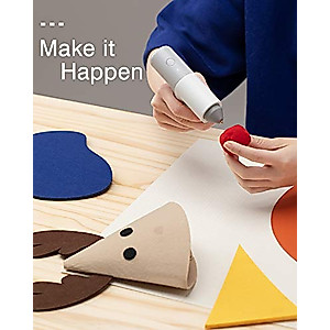 HOTO Hot Glue Sticks, 20 Pcs Glitter Hot Glue Sticks, Glue Gun Sticks, Colored Glue Sticks, 6 Colors for DIY Projects and Arts Crafts DIY Fabric, 5" x 0.28"