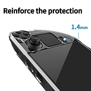 Sarkoyar Game Console Cover Good Ductility Smooth Game Console Protection Case for Steam Deck