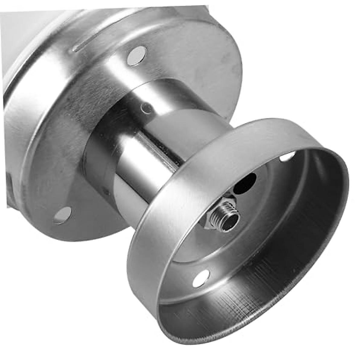 SOLUSTRE Round Ball Waterproof Solar Outdoor Column Lamp Villa Fence LED Post Light Courtyard Garden Lawn Street Lights External Landscape Patio Pillar Lighting Fixture