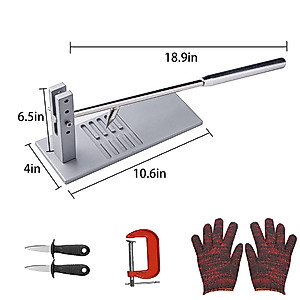 BIUWING Oyster Shucker Machine, Oyster Clam Opener Tool Set, Oyster Opener Machine (Upgraded)