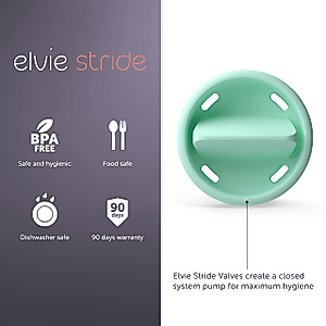 Elvie Stride Breast Pump Valves | 3 Pack | Leak Proof, Dishwasher Safe, Food Grade Silicone BPA Free | Breast Pumps and Breast Feeding Essentials