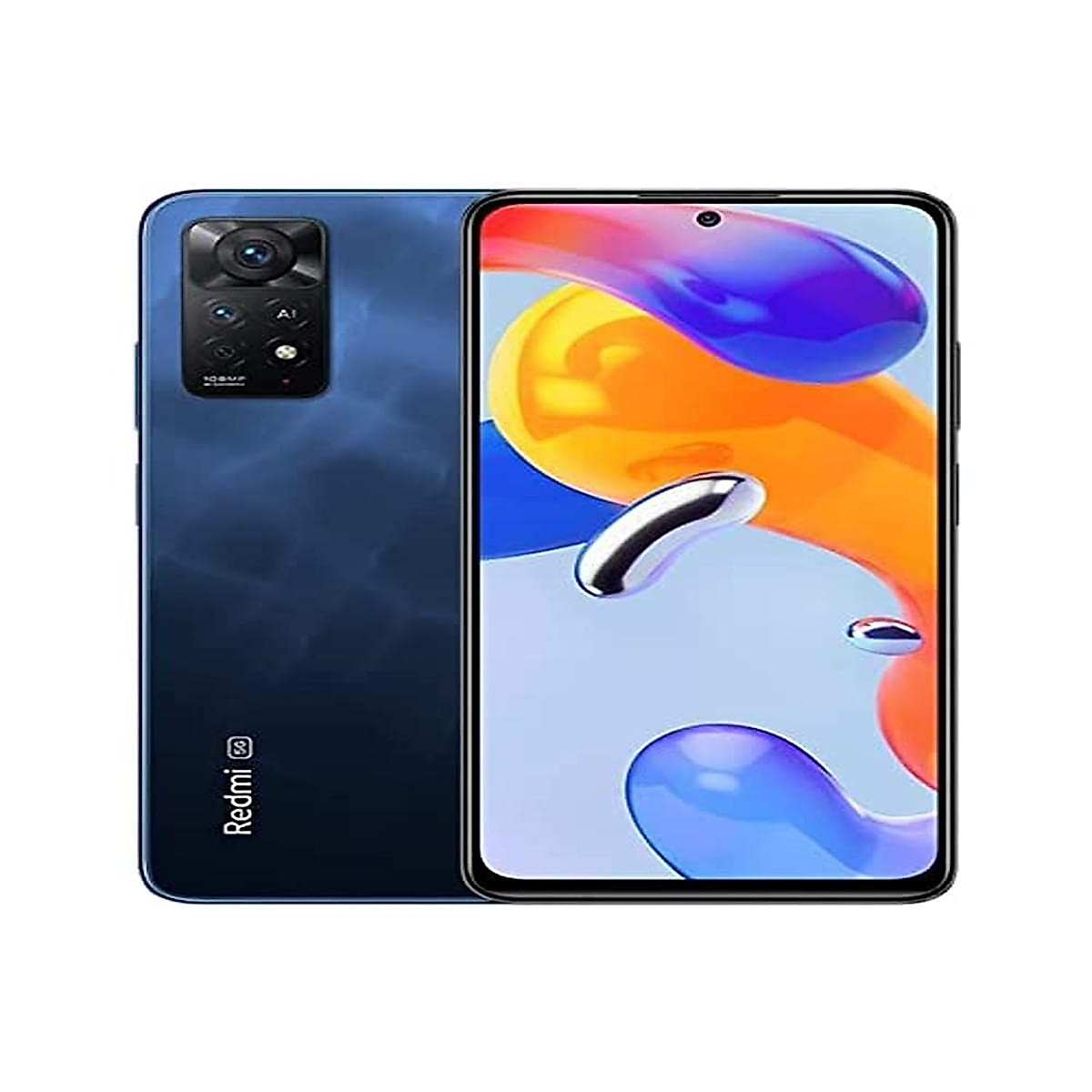 Xiaomi Redmi Note 11 Pro 5G + 4G Volte 128GB + 6GB Factory Unlocked 6.67" 108MP Camera Night Mode (Not Verizon Sprint Boost Cricket Metro At&T) + (w/Fast Car Charger Bundle) (Atlantic Blue)