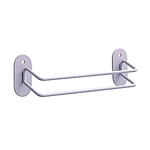 CAXUSD 1pc Shoe Storage Rack Towel Bar Kitchen Towel Storage Holder for Bathroom Wall Shoes Shoe Rack Organizer Wall Mounted Shoe Storage Hanging Towel Rod Blue Carbon Steel
