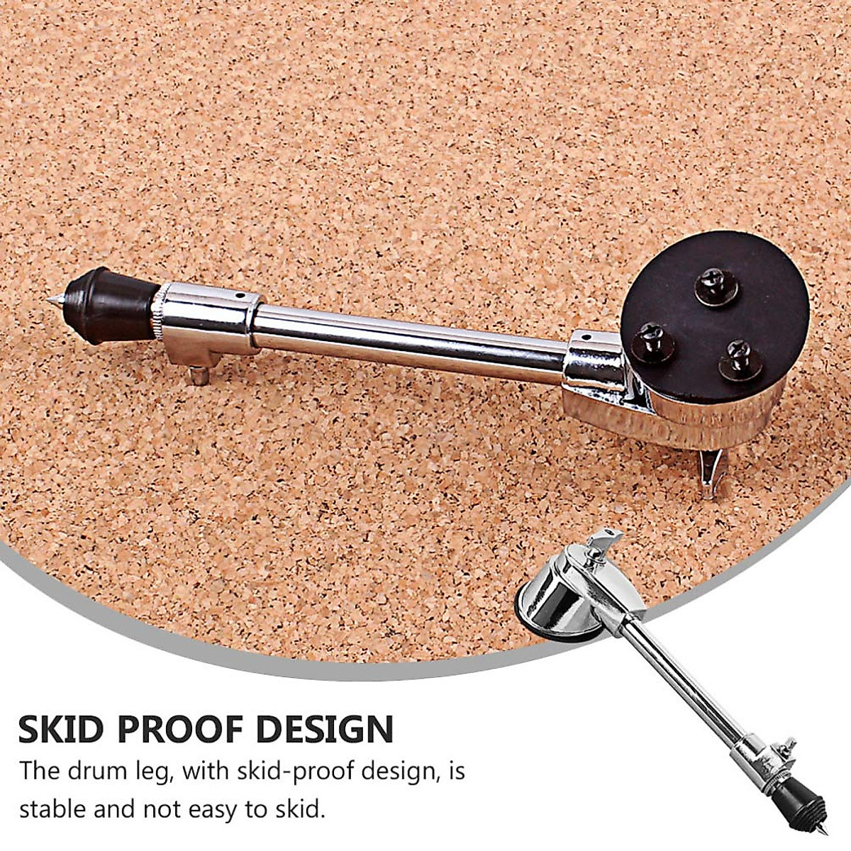 Bass Drum Spur Adjustable Bass Drum Stand Leg Spur Drum Instrument Accessory