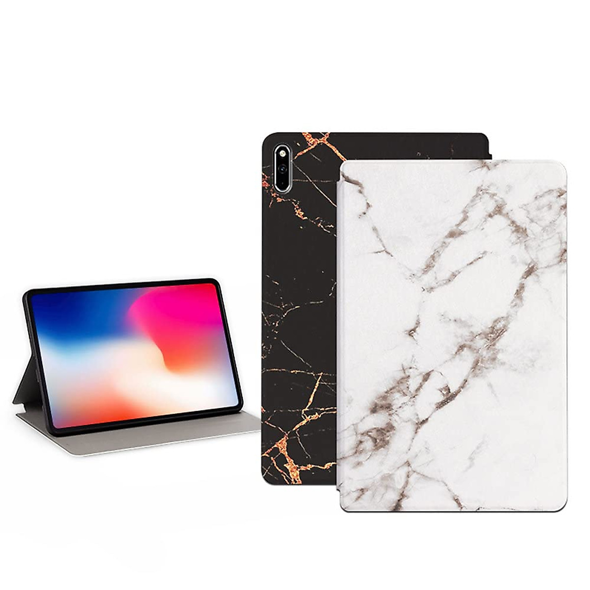 Tablet Case for Huawei MatePad 10.4 inch Tablet Case PU Leather + TPU with Auto Wake/Sleep [Marble Series] - 03