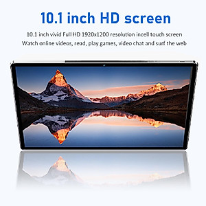 DAUZ Tablet, MT6735 Octa Core CPU 5G WiFi 10.1 Inch Touchscreen 2 in 1 4GB 64GB Tablet PC for Android 12 for Work (#4)