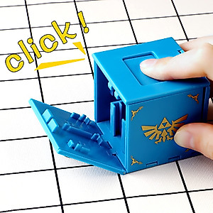 UFOPETIE Game Case and Storage Box for Switch Game Cards Zleda Games,Up to 16 Cards,for Nintendo Switch Game Card Case Cube