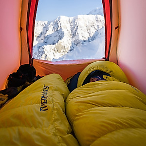 Therm-a-Rest Parsec 0F/-18C Ultralight Down Mummy Sleeping Bag, Small, Larch