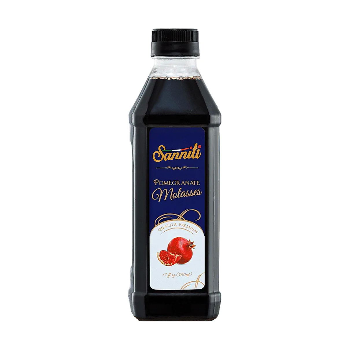 Sanniti Premium Pomegranate Molasses, 17 Fl Oz 500ml (Pack of 2)