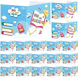 36 Pcs Desk Dividers Privacy Boards for Student Classroom Privacy Folders for Student Desks Study Carrels Reduces Distractions for School Student Tests, 15.76 x 13.3 x 11.8 inches (You are Awesome)