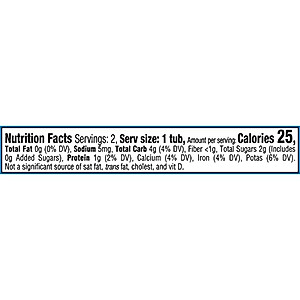 Gerber Natural for Baby 1st Foods Baby Food Tubs, Pea, Non-GMO Pureed Baby Food for Supported Sitters, Made with Natural Vegetables, 2 - 2 OZ Tubs/Pack (Pack of 4)