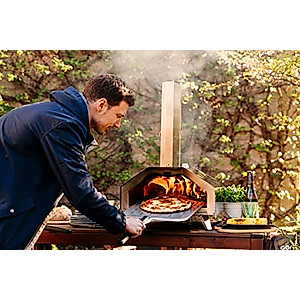 Ooni Pro 16 Multi-Fuel Outdoor Pizza Oven - 16 Inch Outdoor Pizza Oven - Outdoor Kitchen Pizza Making Oven