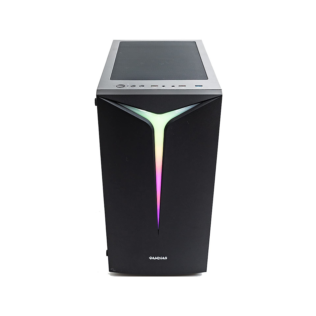 Gigatech Gaming Apollo 7 Gaming Desktop - AMD Ryzen 7 5700G 8-Core 16-Threads 4.6GHz Boost, Radeon Vega 8, 8GB DDR4 3200MHz, 256GB SSD, Built in Wi-Fi, Windows 10