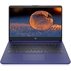 HP Premium 14" HD IPS Laptop, Intel Celeron N Processor Up to 2.60GHz, 8GB Memory, 64GB SSD, Super-Fast WiFi, Windows 11 OS, Cobalt Blue (Renewed)