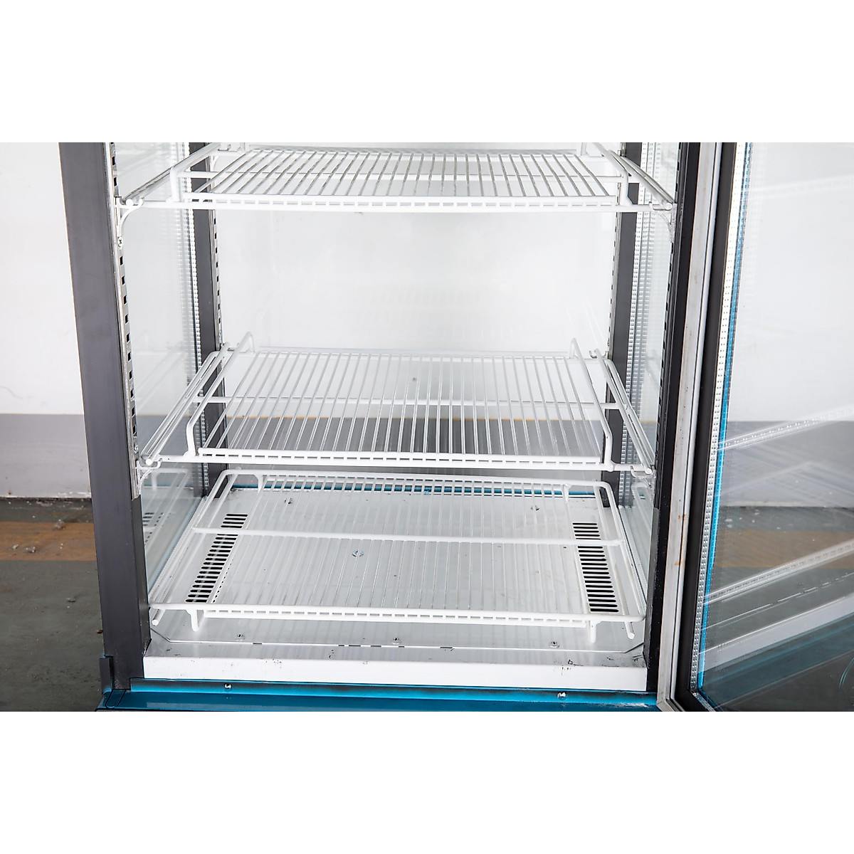 NAFCOOL 3-Shelf Electric Commercial Hot Box Food Warmer for Pizza/Pretzel, Countertop Heated Holding Cabinet, Warming Oven for Catering, w/Thermometer and Adjustable Thermostat